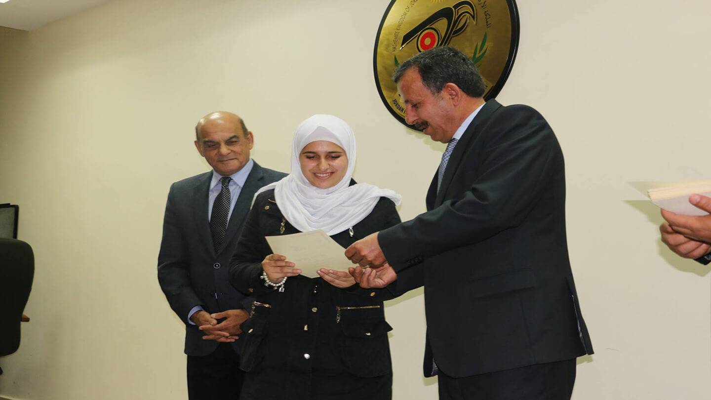 Award ceremony for the winners of the drawing competition, organized by ...